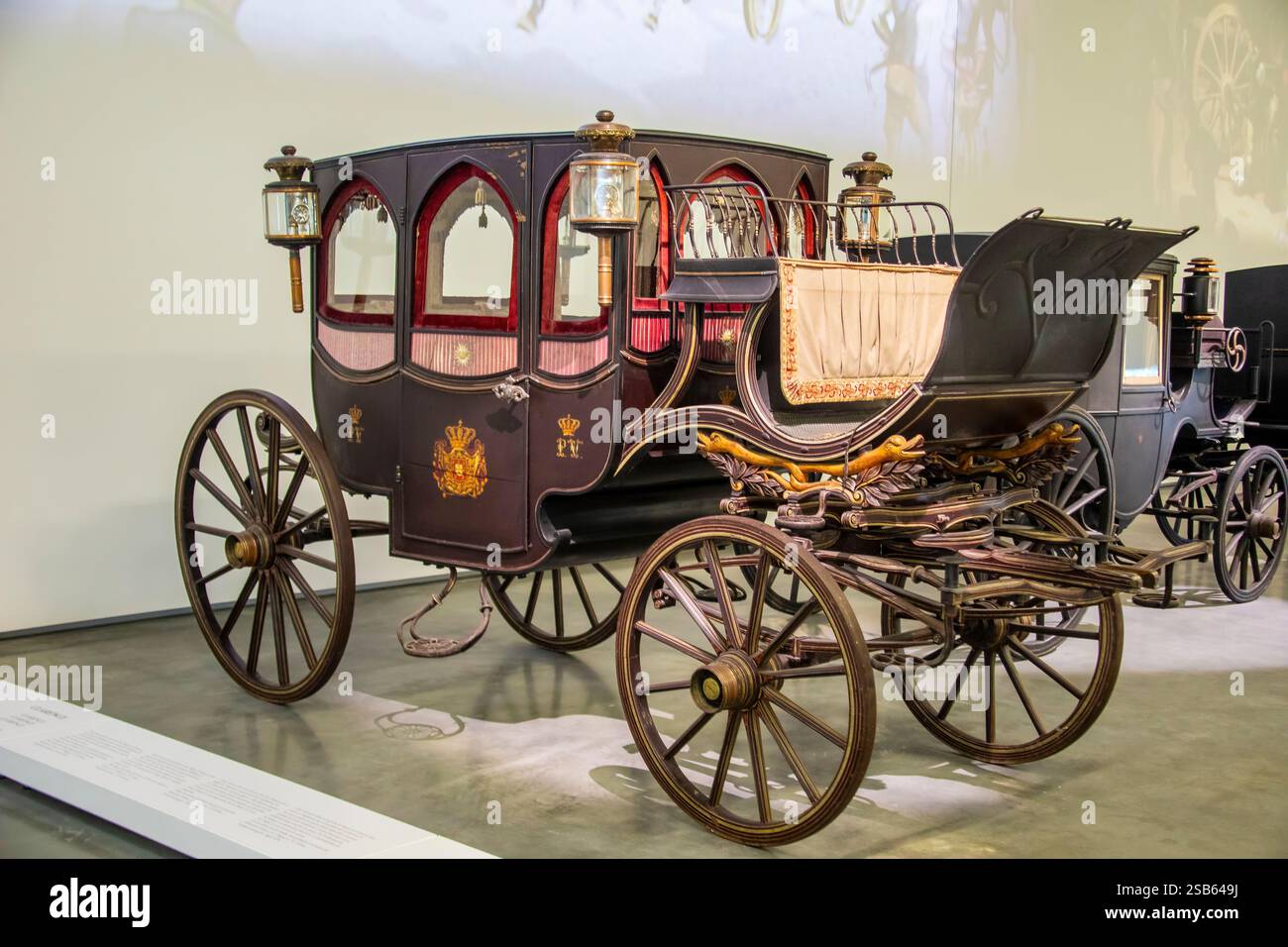 Lisbon Portugal 18th Jan 2025: the clarence in Royal carriage museum ...