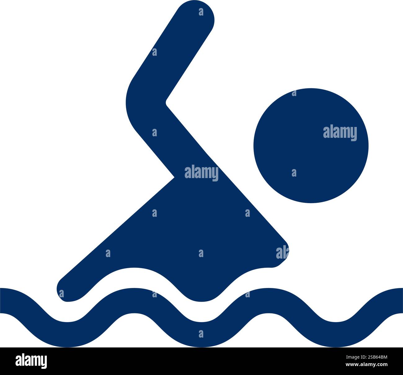 Swimmer sign icons lifeguard safety swimming vector image Stock Vector ...