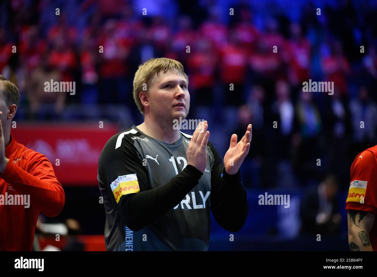 Oslo, Norway. 31st Jan, 2025. Emil Nielsen (12) of Denmark seen after ...