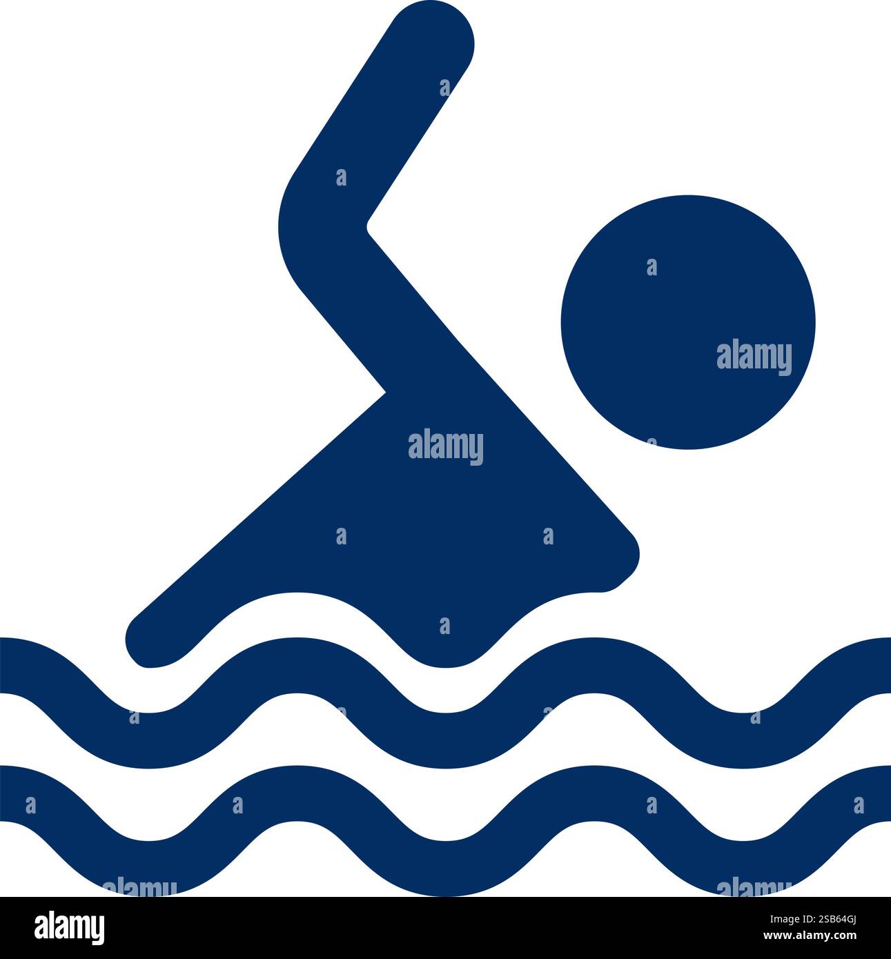 Swimmer sign icons lifeguard safety swimming vector image Stock Vector ...