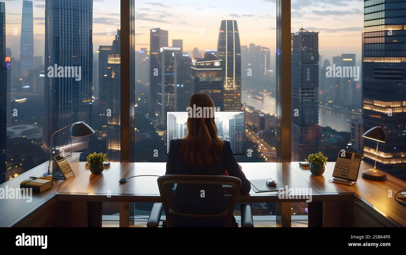 This image depicts a seasoned business executive,likely a CEO or other ...