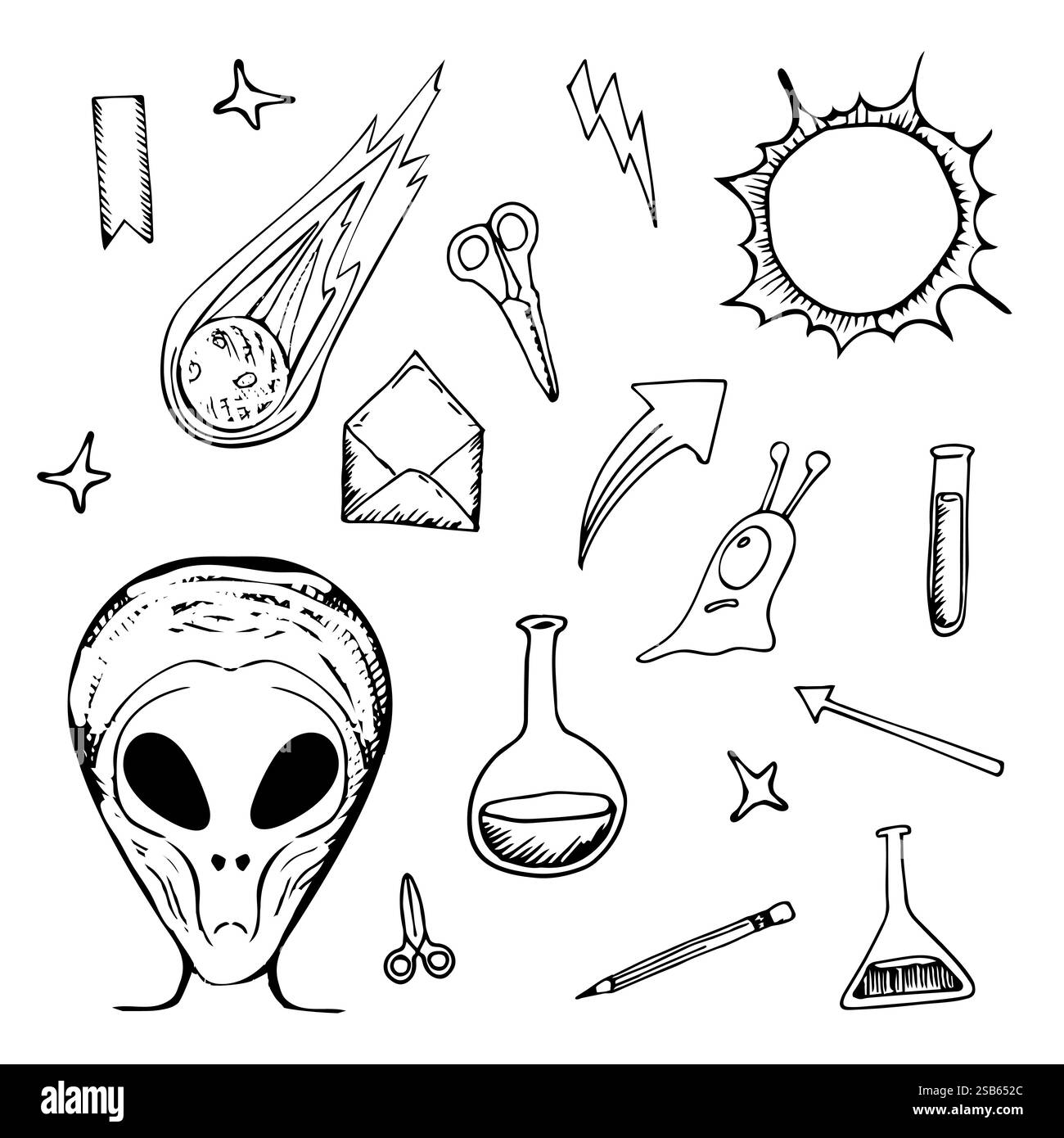 illustration design of a flat UFO icon, a simple vector symbol of an ...