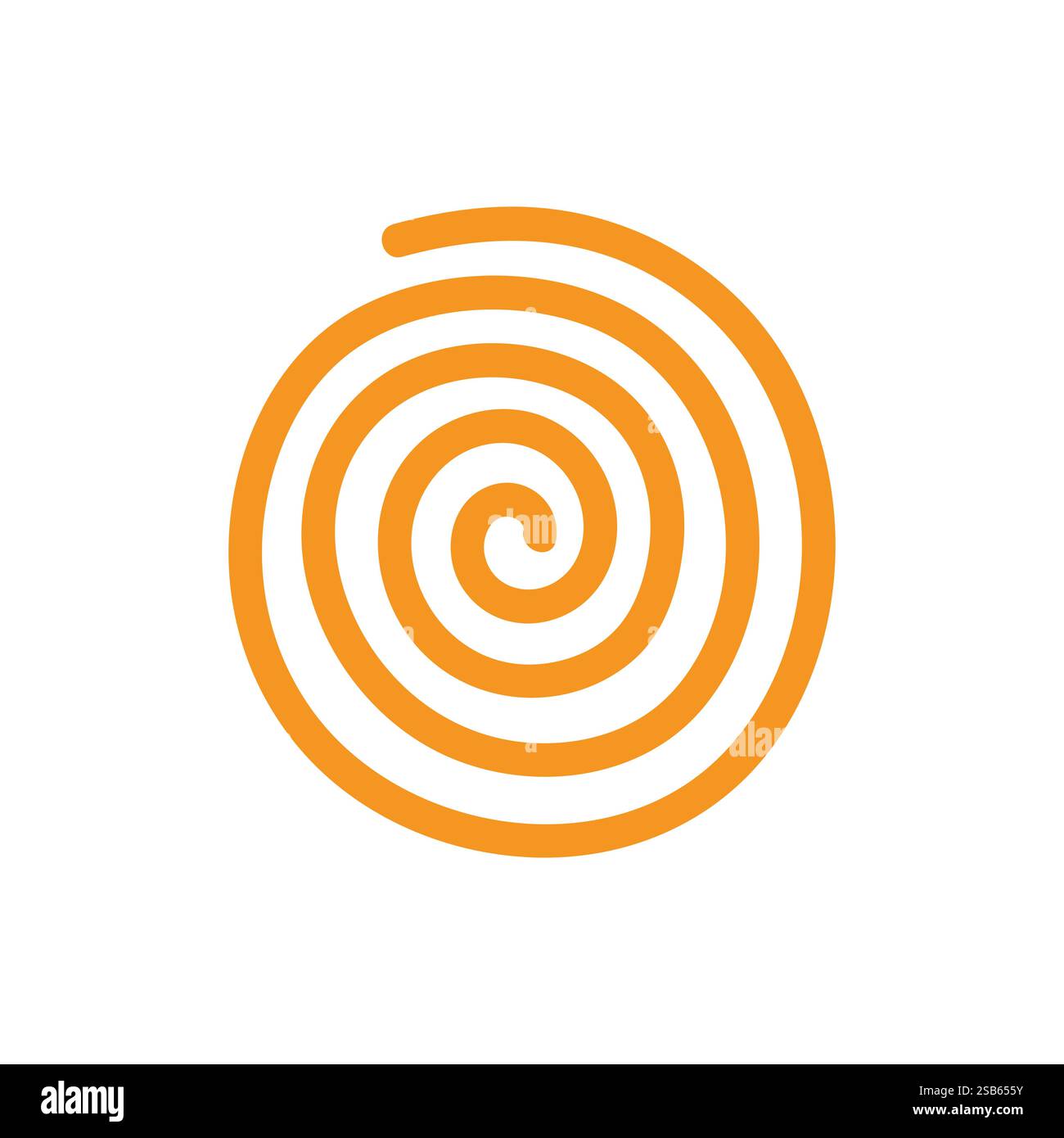 A vibrant orange spiral design symbolizes movement and creativity. The ...