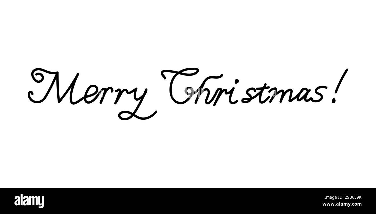 A beautifully crafted handwritten greeting conveys festive cheer and ...