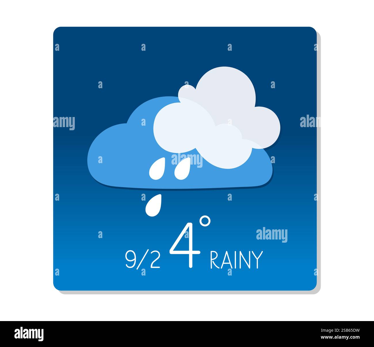 On cold wet day Stock Vector Images - Alamy