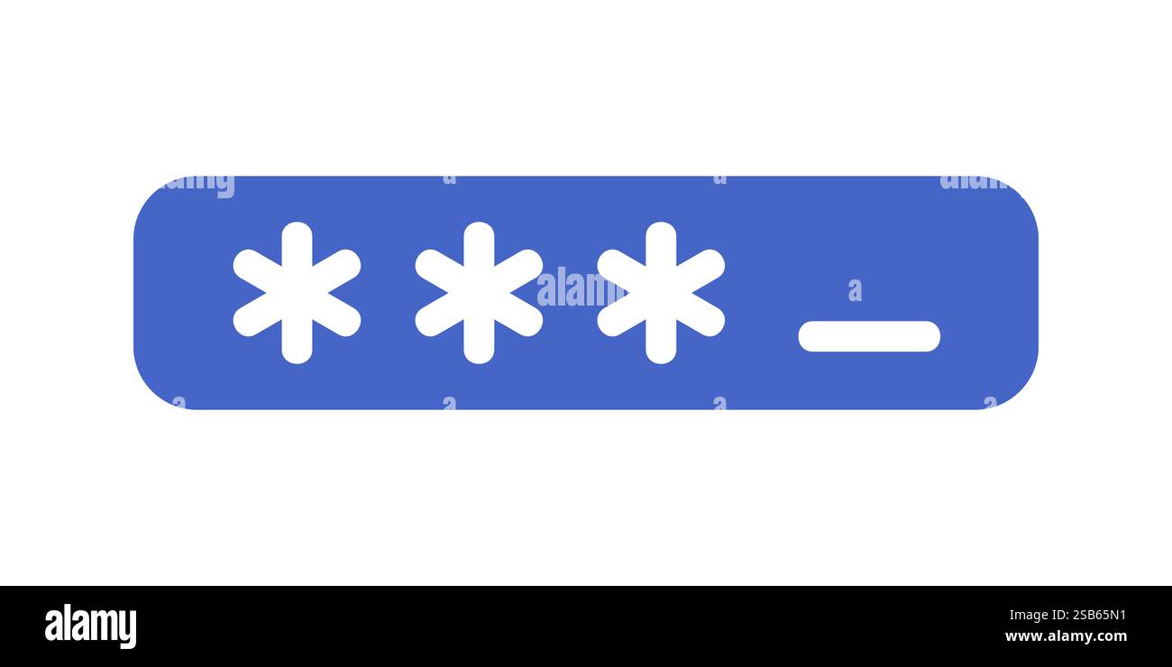 The password input field shows masked characters to ensure user privacy ...