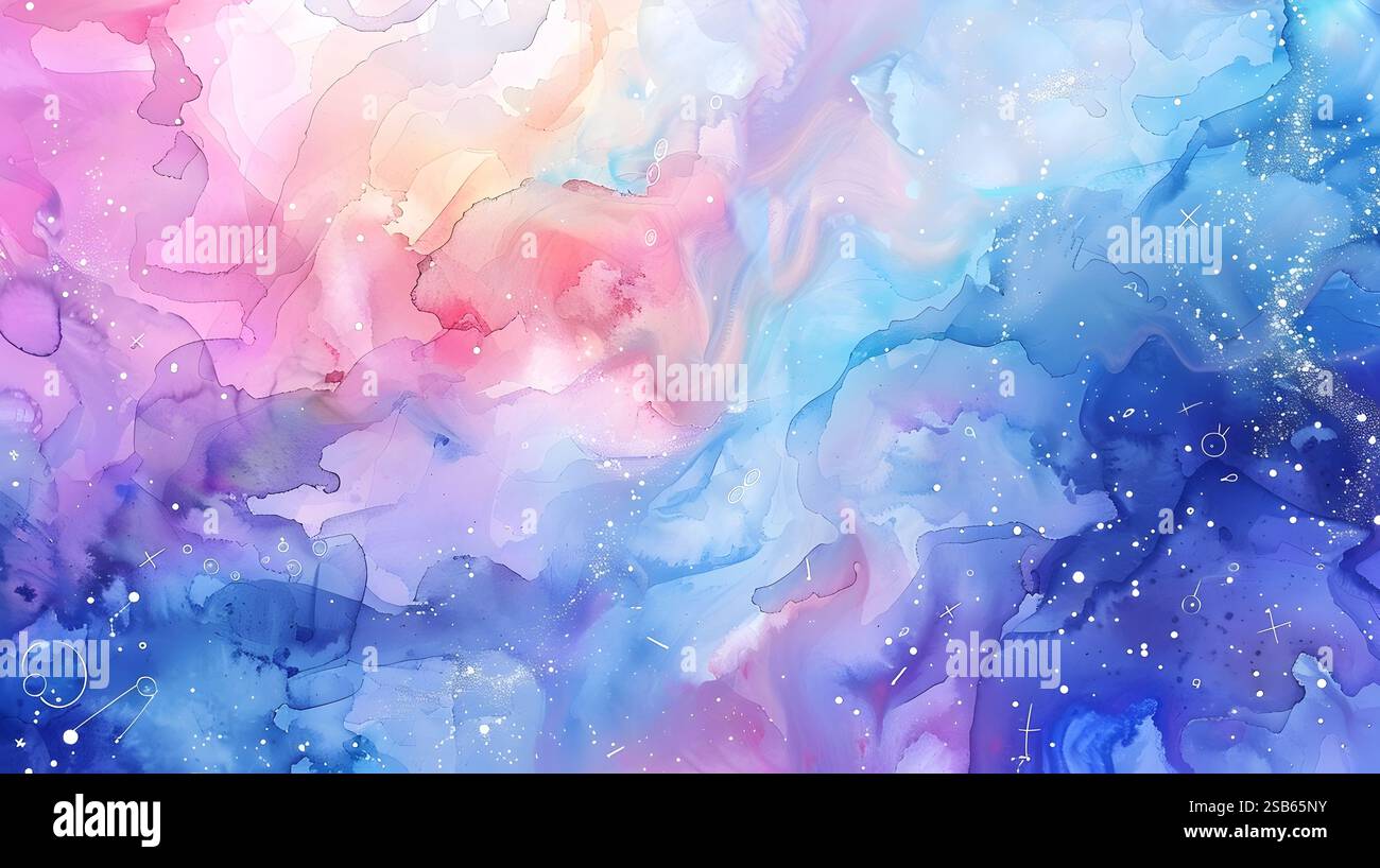 This stunning image is a captivating watercolor painting that showcases ...