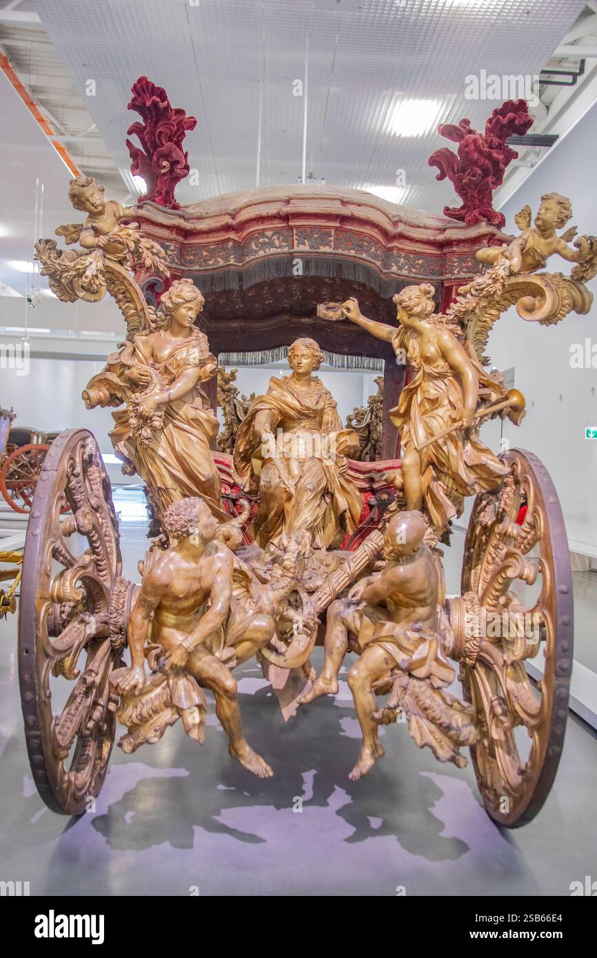 Lisbon Portugal 18th Jan 2025: the Coach of the coronation of lisbon in ...