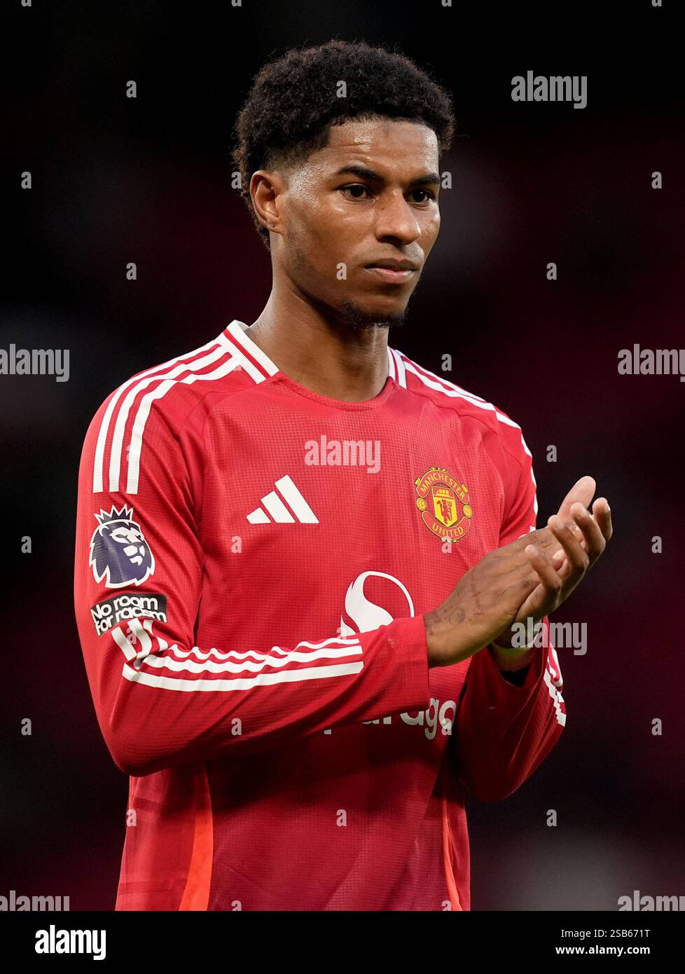 File photo dated 01/12/24 of Manchester United's Marcus Rashford. Aston Villa are exploring the ...