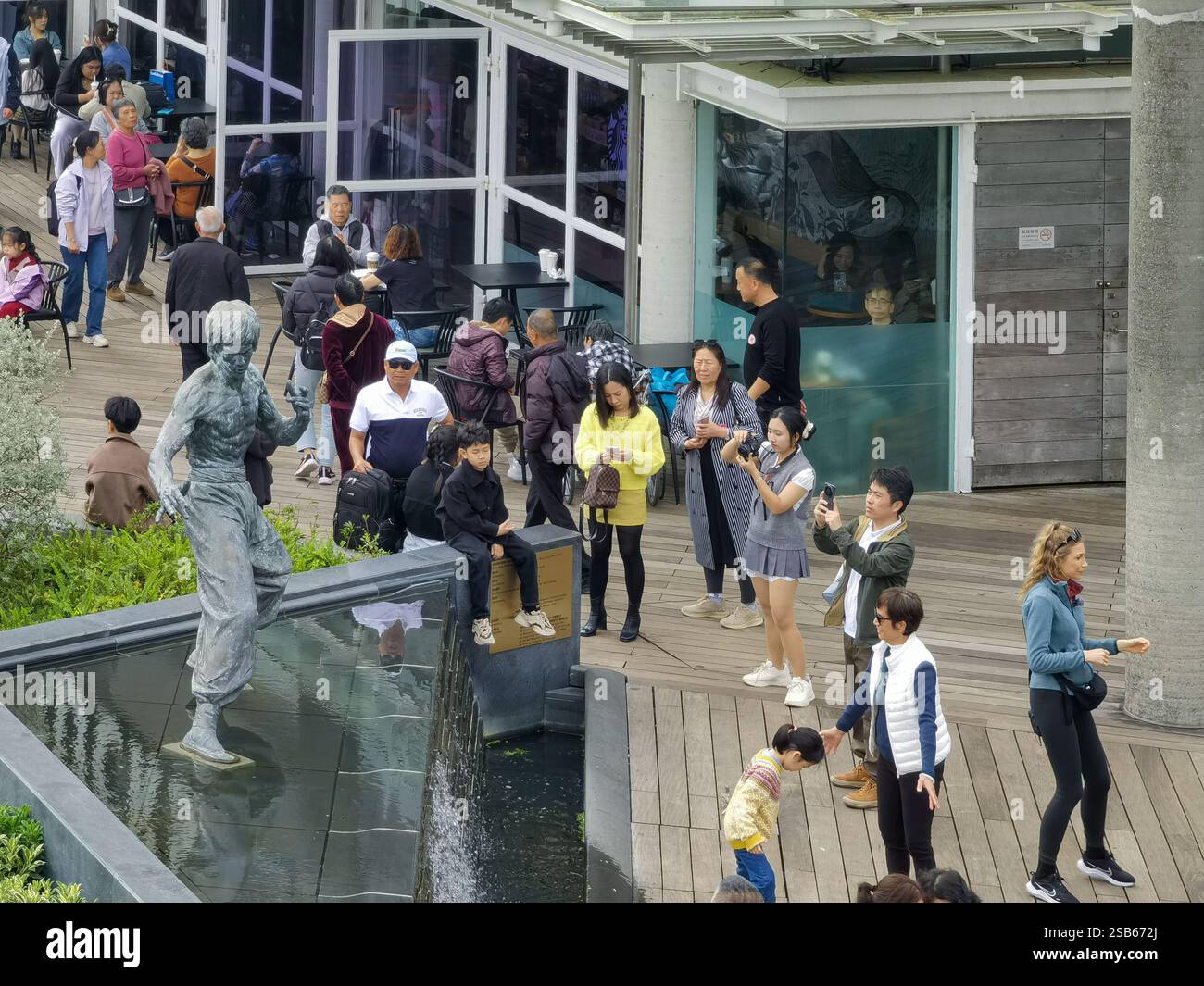 Hong Kong, China - February 01, 2025 : A bustling Tsim Sha Tsui ...
