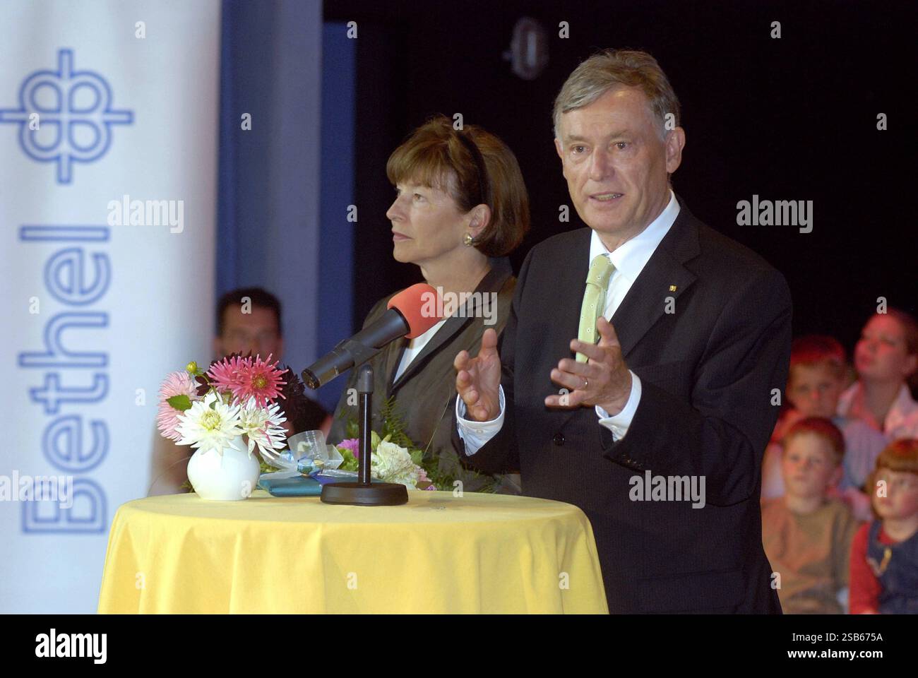 Horst Köhler mit seiner Ehefrau Eva Luise 08/08 thg Bundespräsident ...