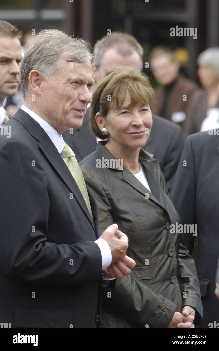Horst Köhler mit seine Ehefrau Eva Luise 08/08 thg Bundespräsident ...