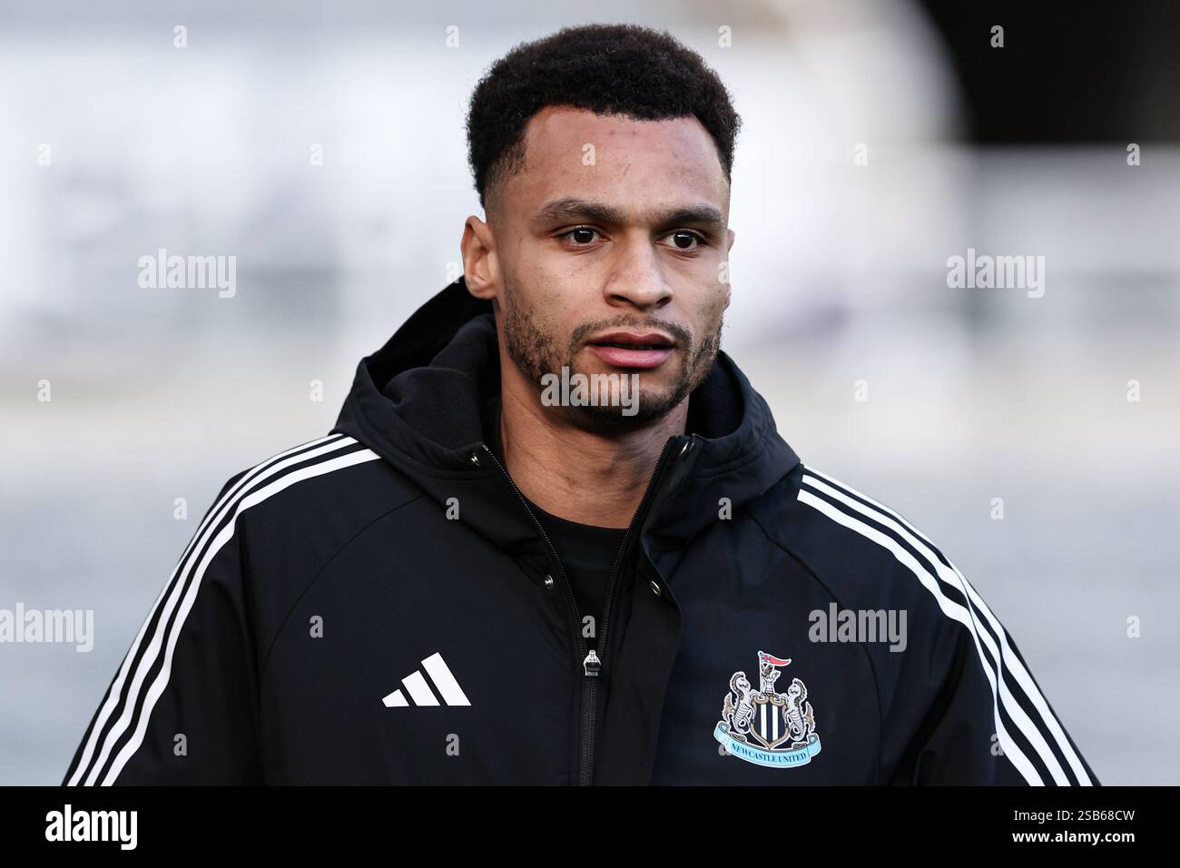 Newcastle, UK. 01st Feb, 2025. Jacob Murphy of Newcastle United arrives ...