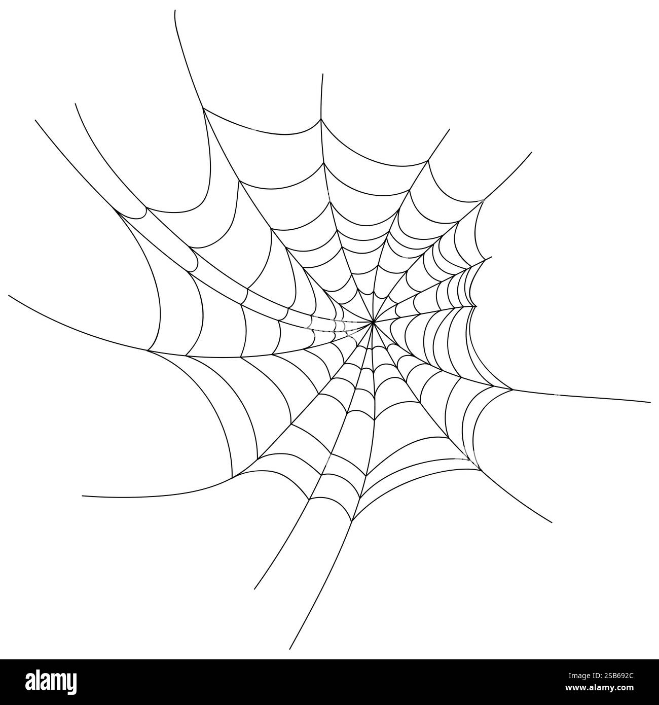 spider web background for hallowen design. spider web line art. Vector ...