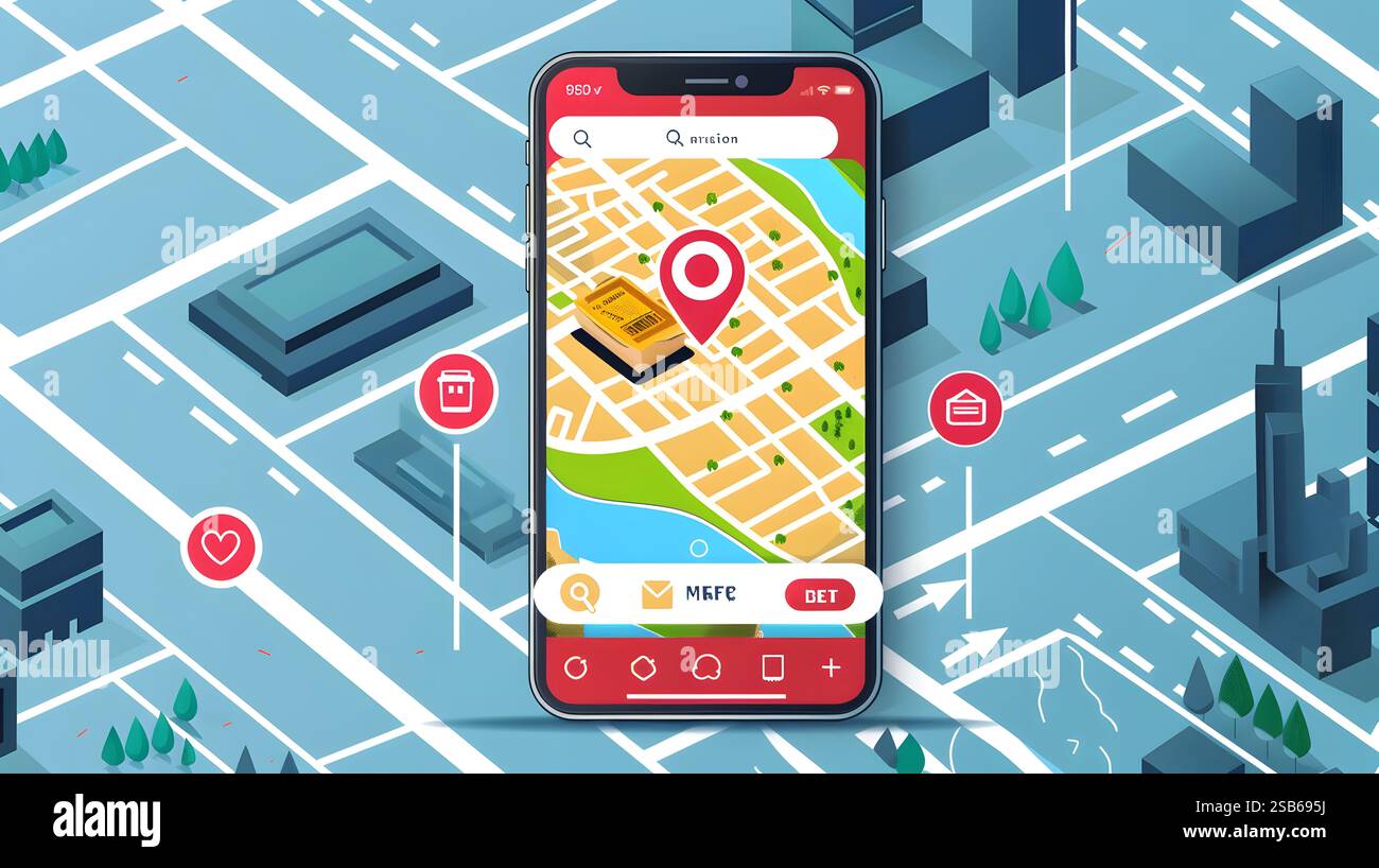 This image showcases a minimalist design of a food delivery app ...