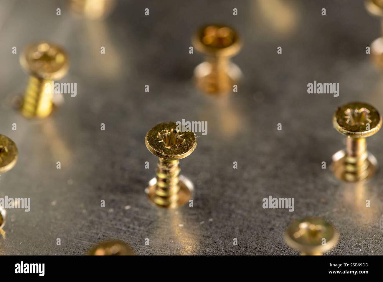 one corner with holes for connecting wooden parts with screws, metal ...