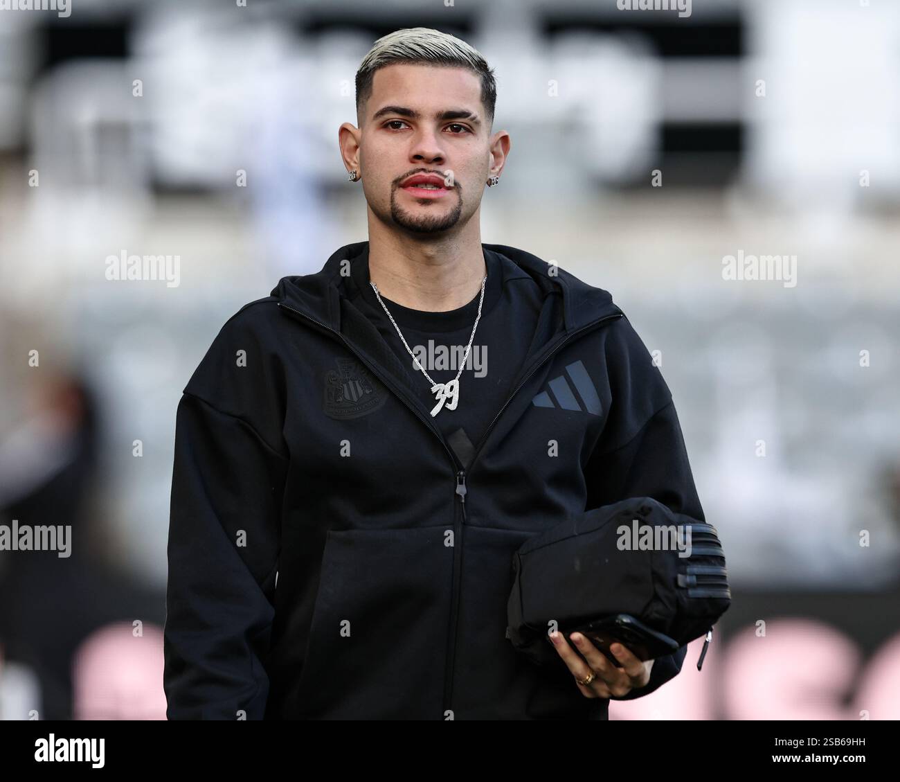 Newcastle, UK. 01st Feb, 2025. Bruno Guimarães of Newcastle United ...