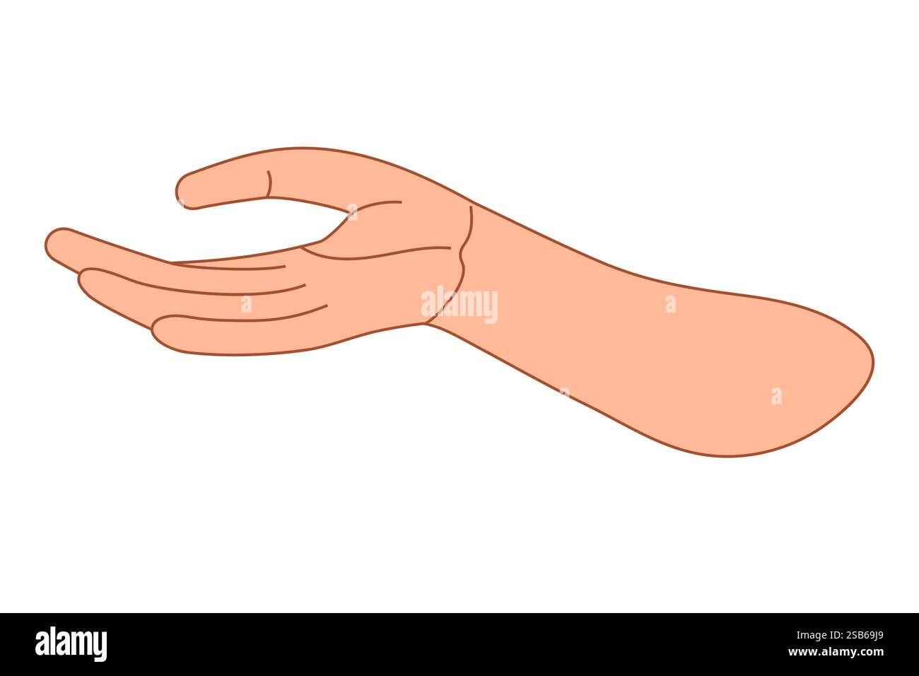 Webrealistic human hands, signs and gestures. Vector illustration Stock ...