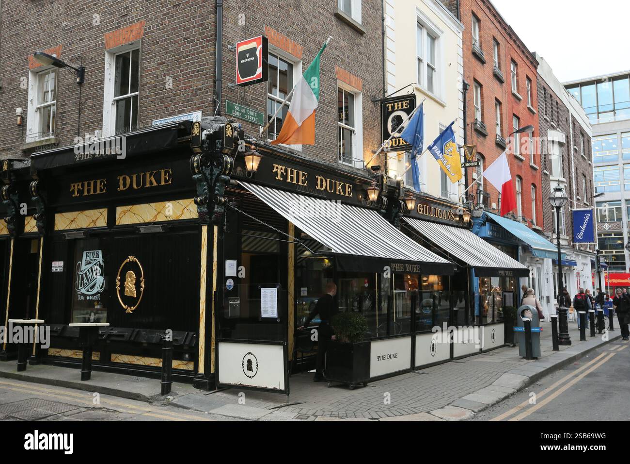 Dublin, Ireland - 22nd January 2025 - The Duke pub on Duke Street in ...