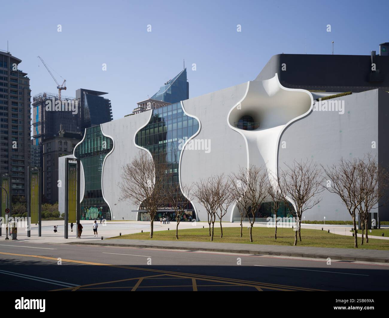 The National Taichung Theater, an opera house in Taichung, Taiwan ...