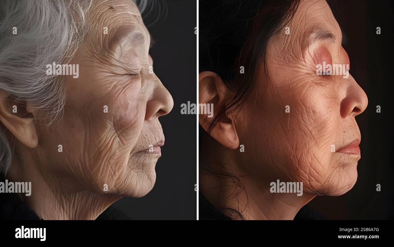This captivating image showcases the remarkable transformation in an ...