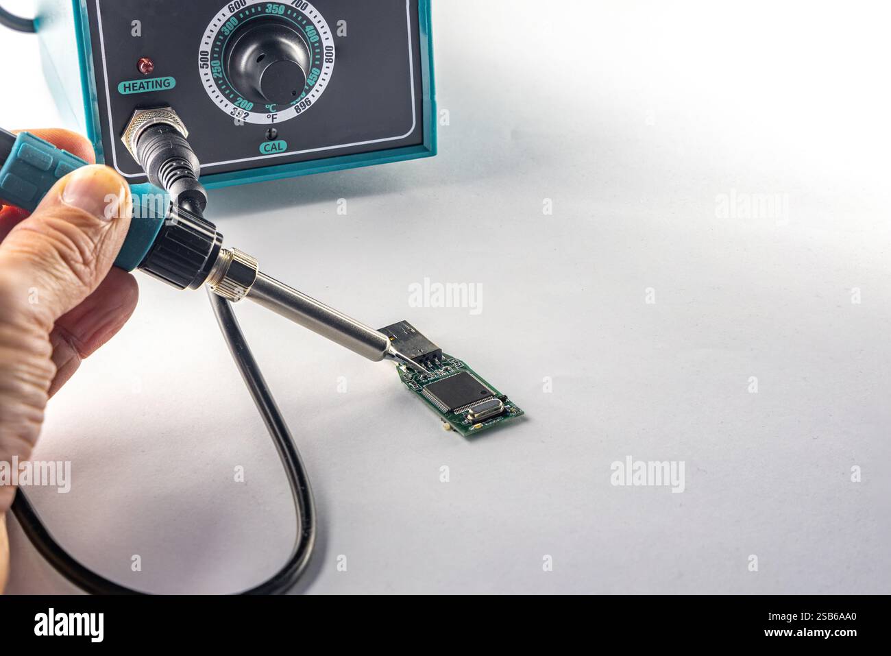 Transformer soldering station, isolated on white background ...