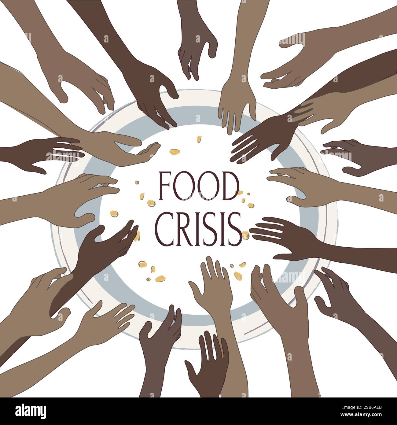 Poverty line icon. Simple outline style. Homless, beggar, hunger and ...