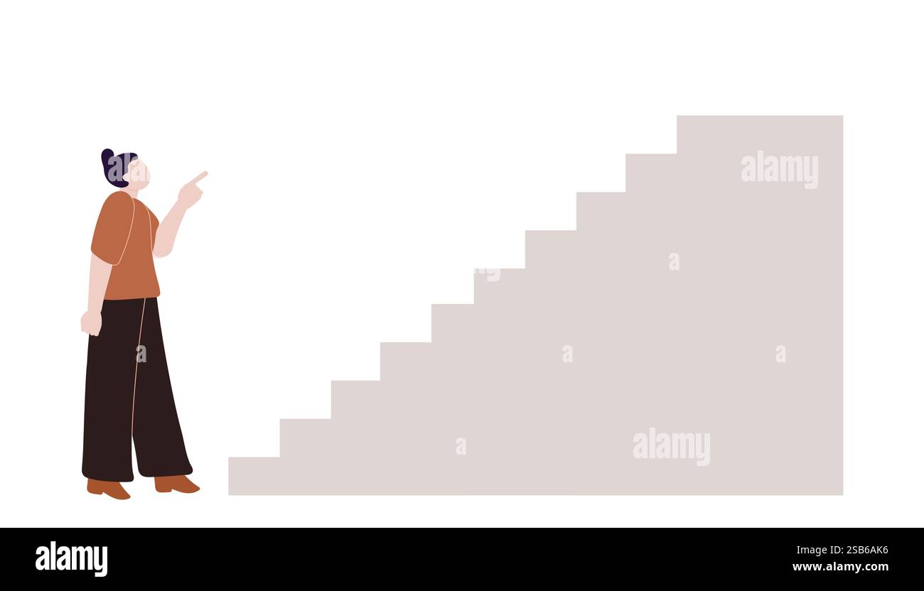 Step by step infographics illustration . Vector illustration Stock ...