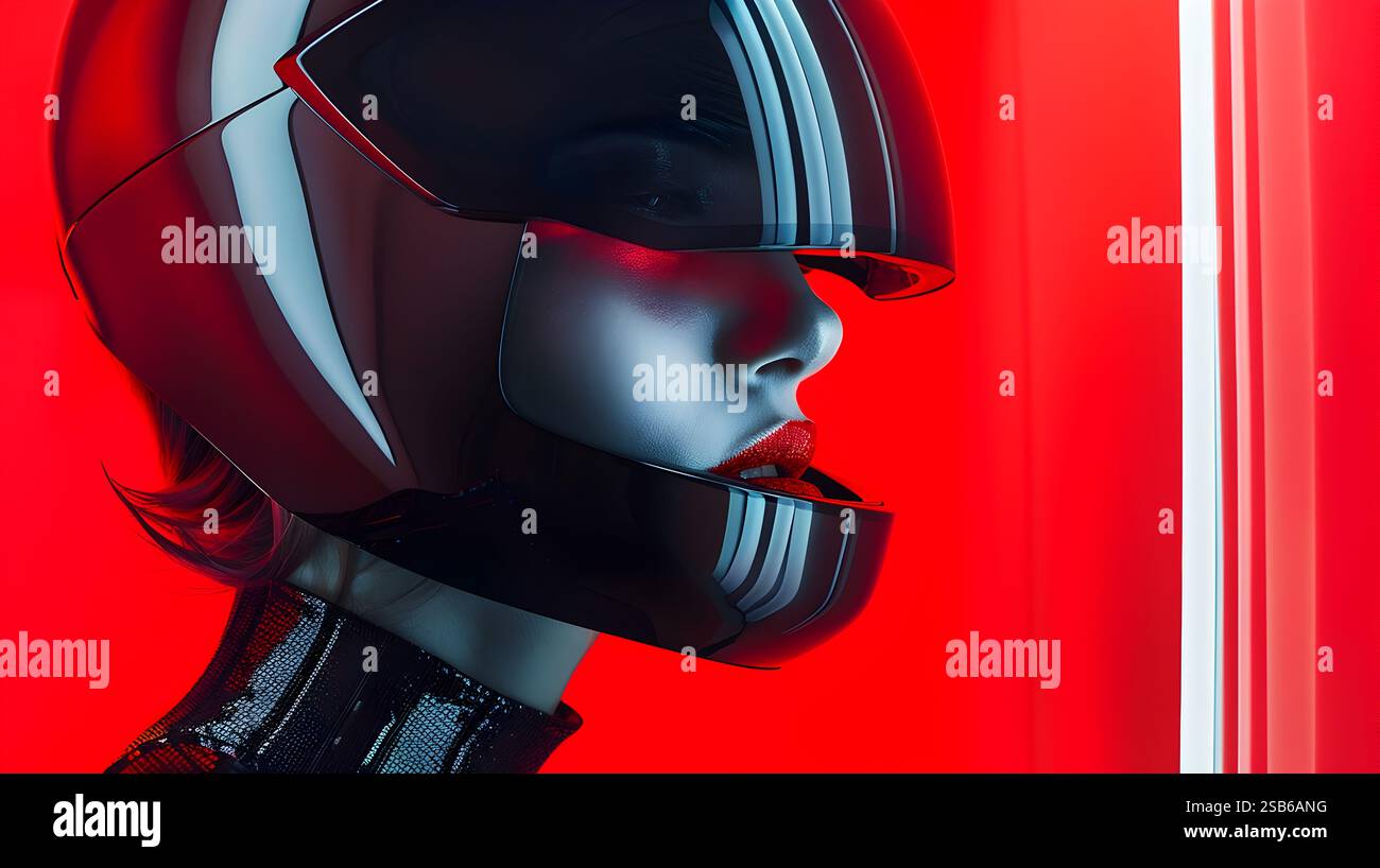 This striking image showcases a fashion photography design featuring a ...