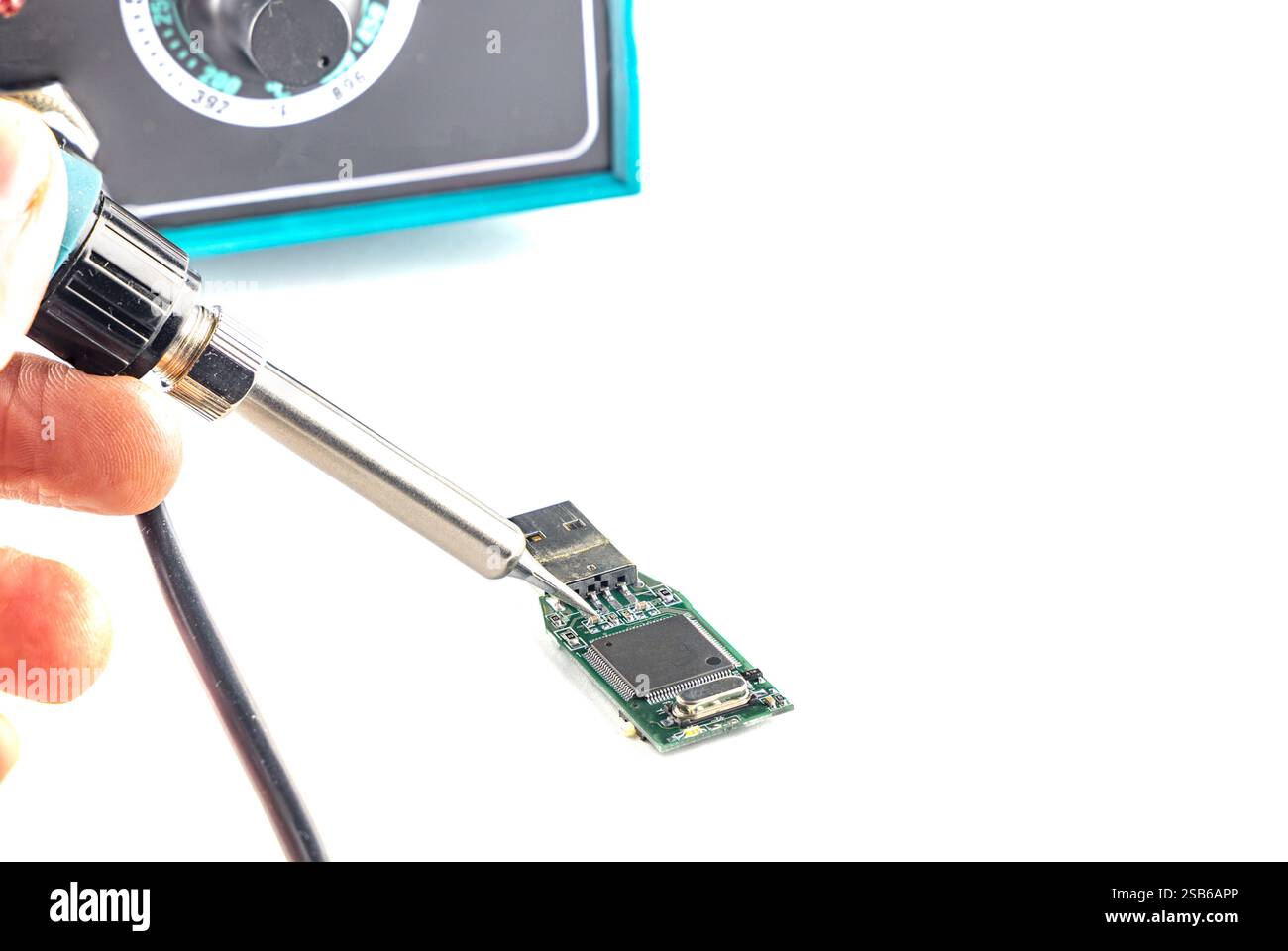 Transformer soldering station, isolated on white background ...