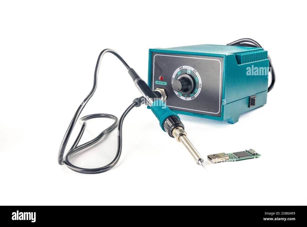 Transformer soldering station, isolated on white background ...