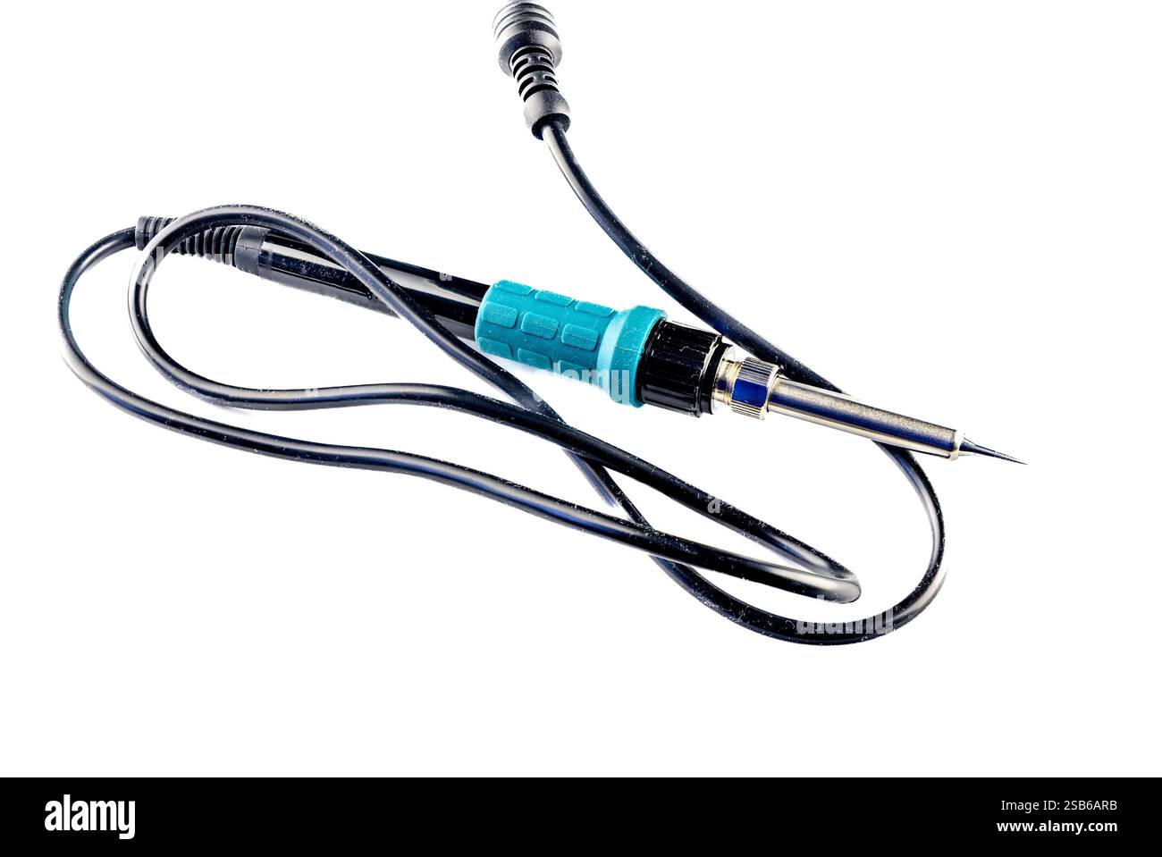 Transformer soldering iron, soldering station on white background ...