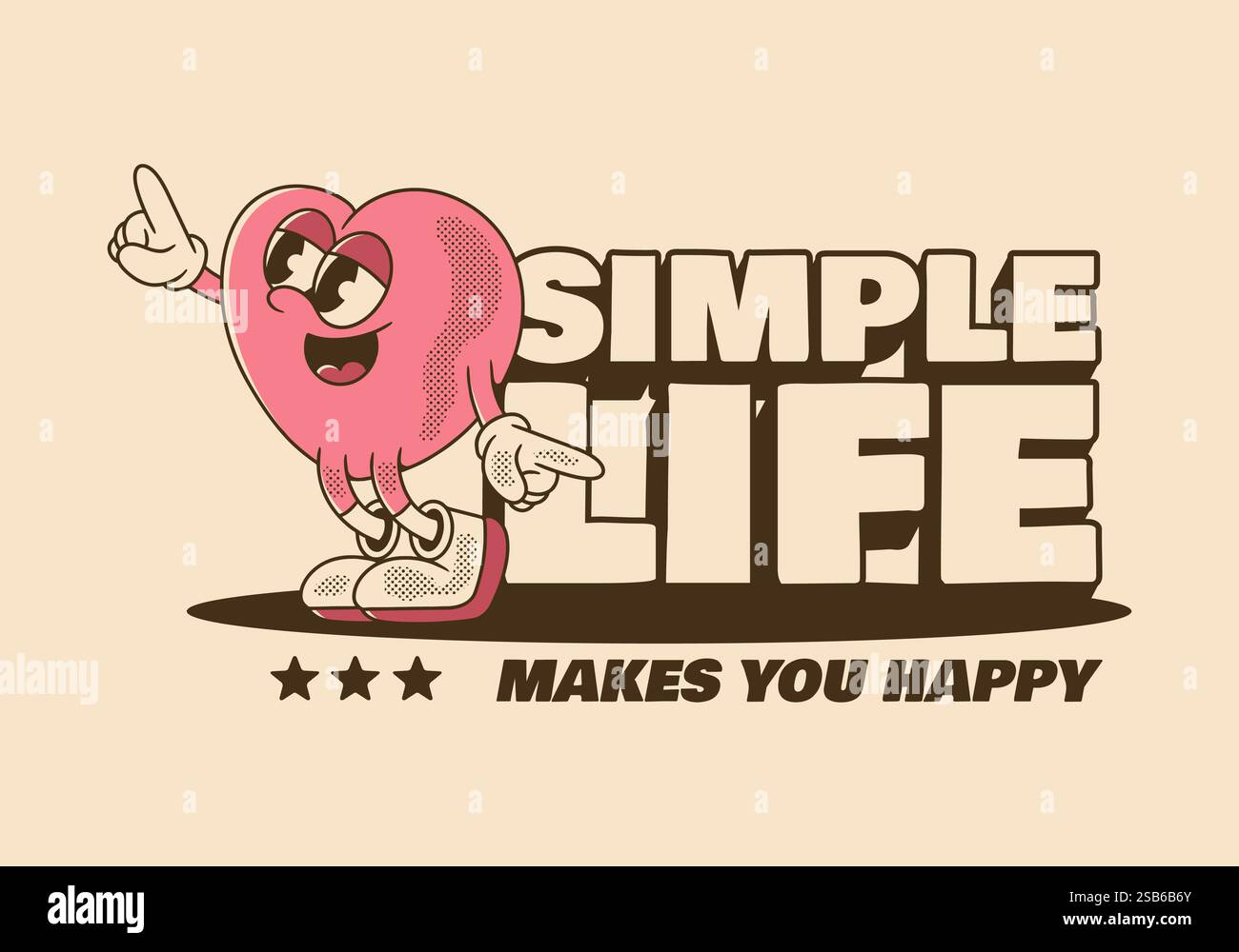 Happy heart mascot character in happy dance illustration. Good for ...