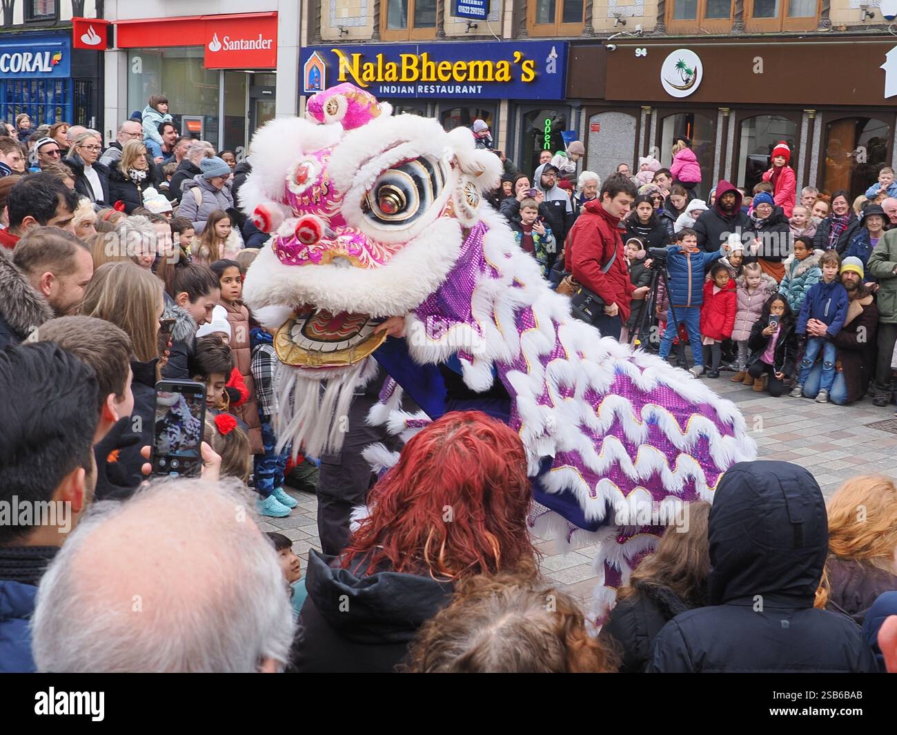 Maidstone, Kent, UK. 1st Feb, 2025. Chinese New Year celebrations in ...
