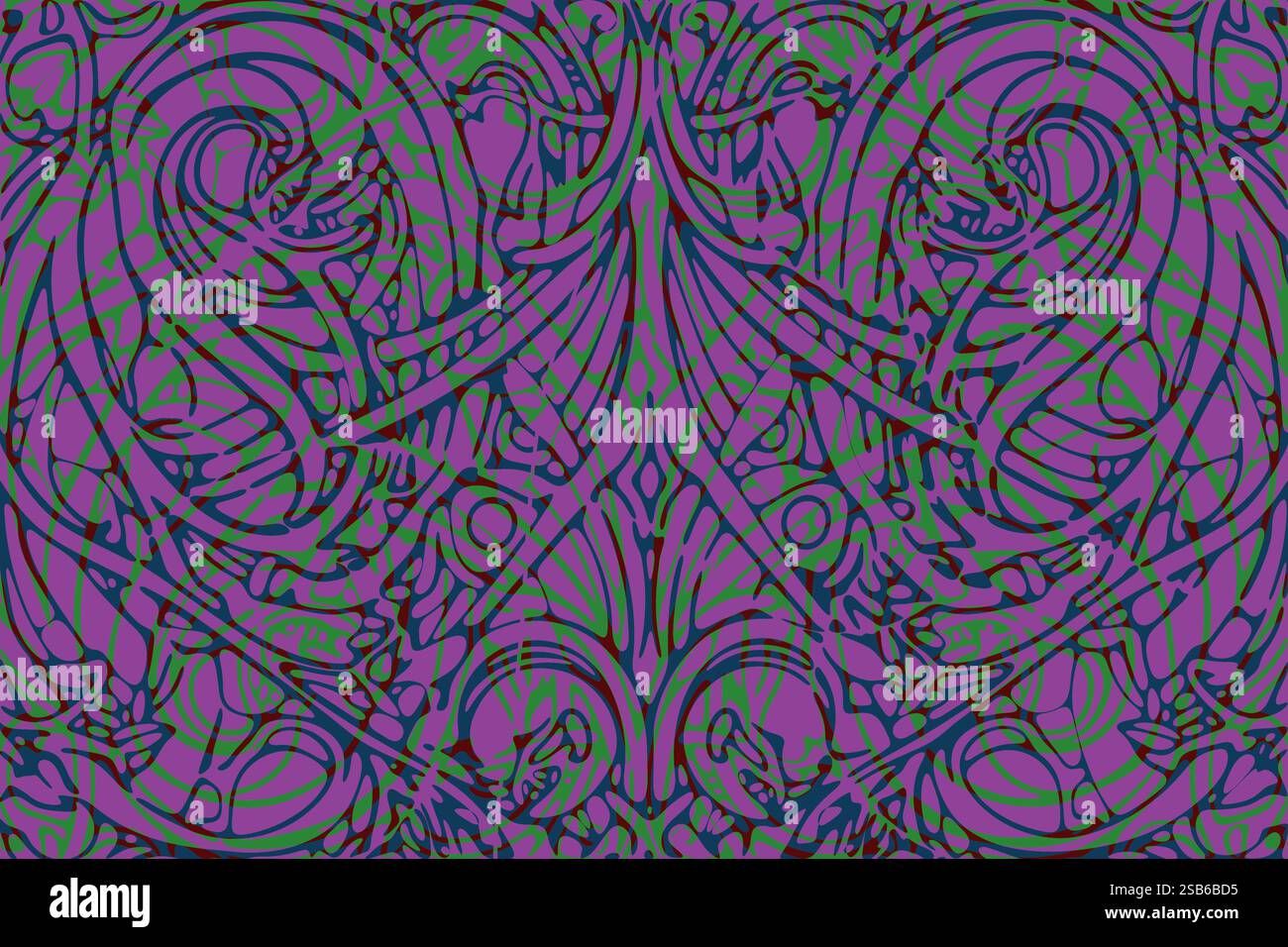 Stylized motifs in bold colors Stock Vector Images - Alamy