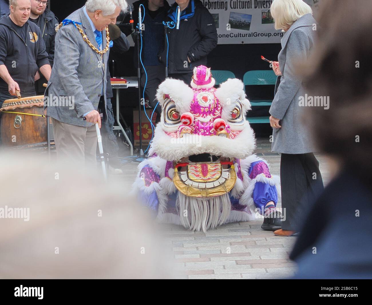 Maidstone, Kent, UK. 1st Feb, 2025. Chinese New Year celebrations in ...