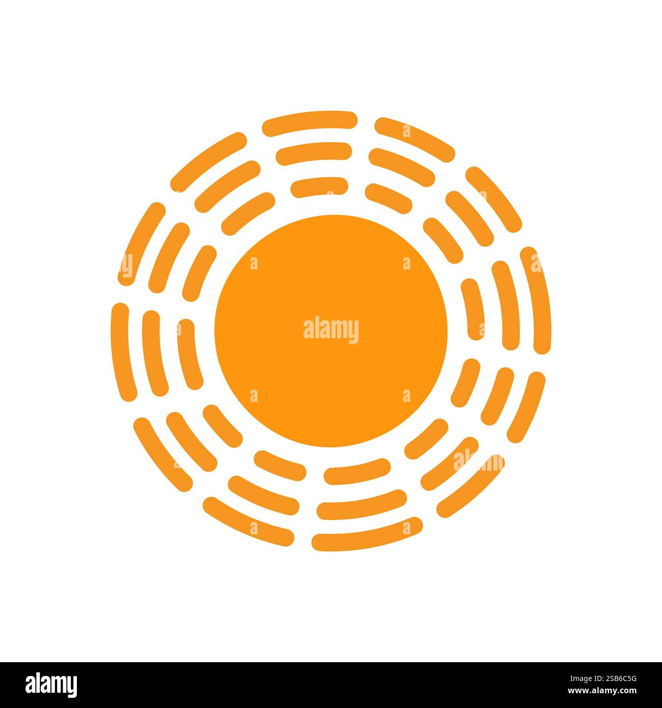 Dynamic abstract shapes in warm Cut Out Stock Images & Pictures - Alamy