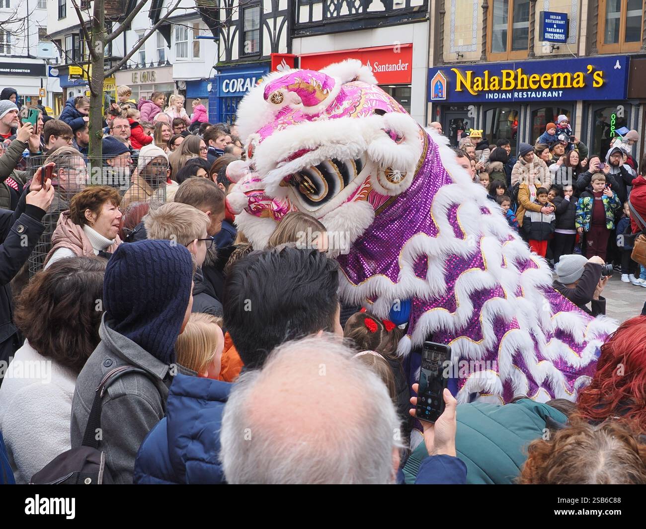 Maidstone, Kent, UK. 1st Feb, 2025. Chinese New Year celebrations in ...