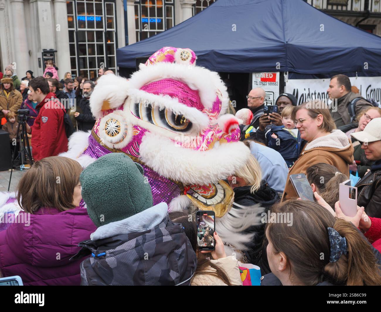 Maidstone, Kent, UK. 1st Feb, 2025. Chinese New Year celebrations in ...