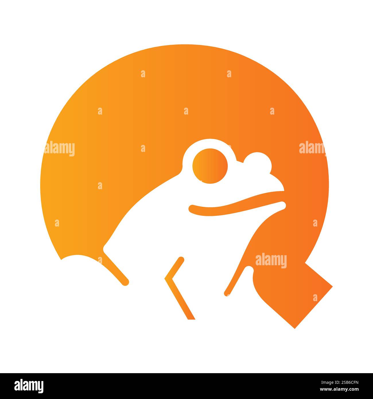 Minimalist frog design hi-res stock photography and images - Alamy
