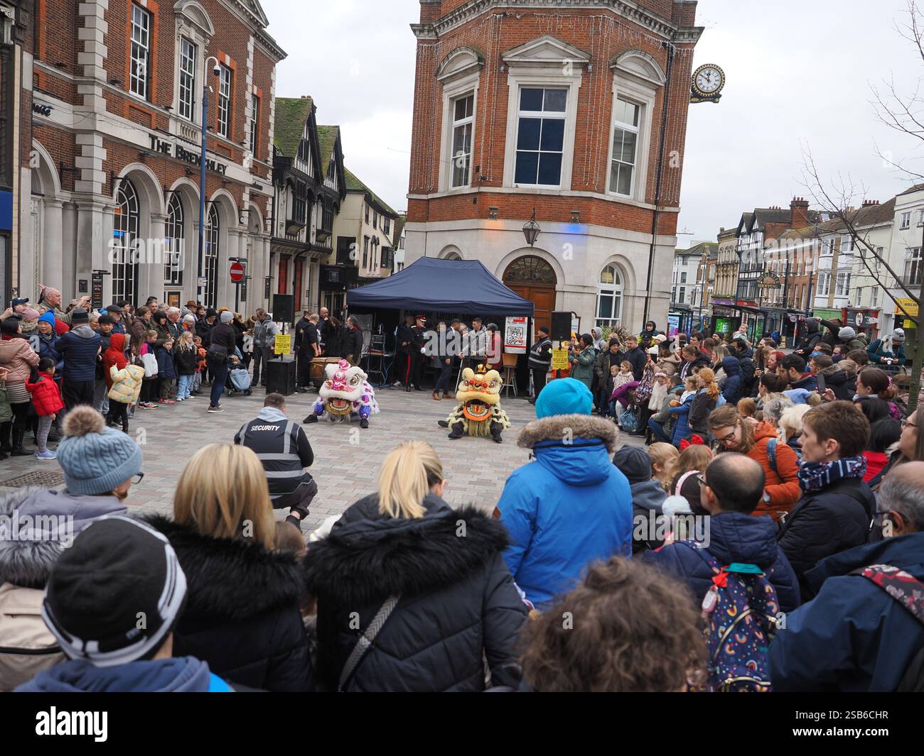 Maidstone, Kent, UK. 1st Feb, 2025. Chinese New Year celebrations in ...