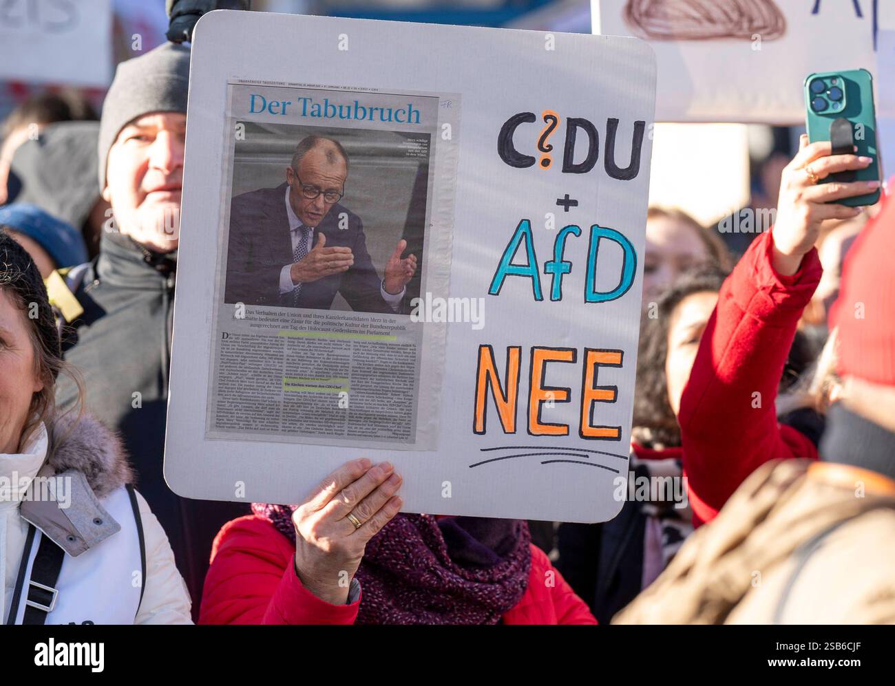 Gegendemonstration gegen Partei AFD - Alternative für Deutschland bei ...
