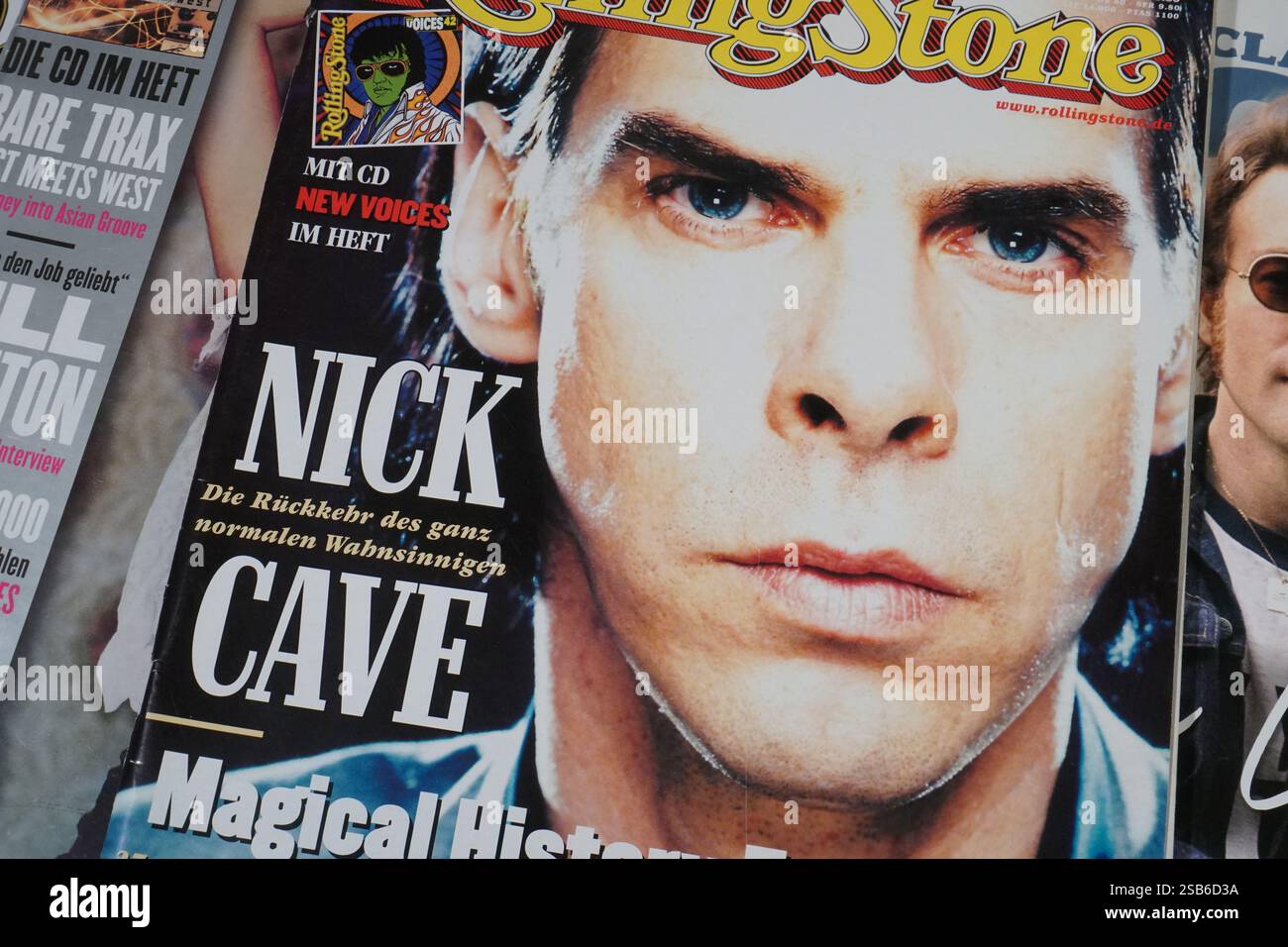 Music Magazine Covers with Nick Cave and various Artists Stock Photo ...