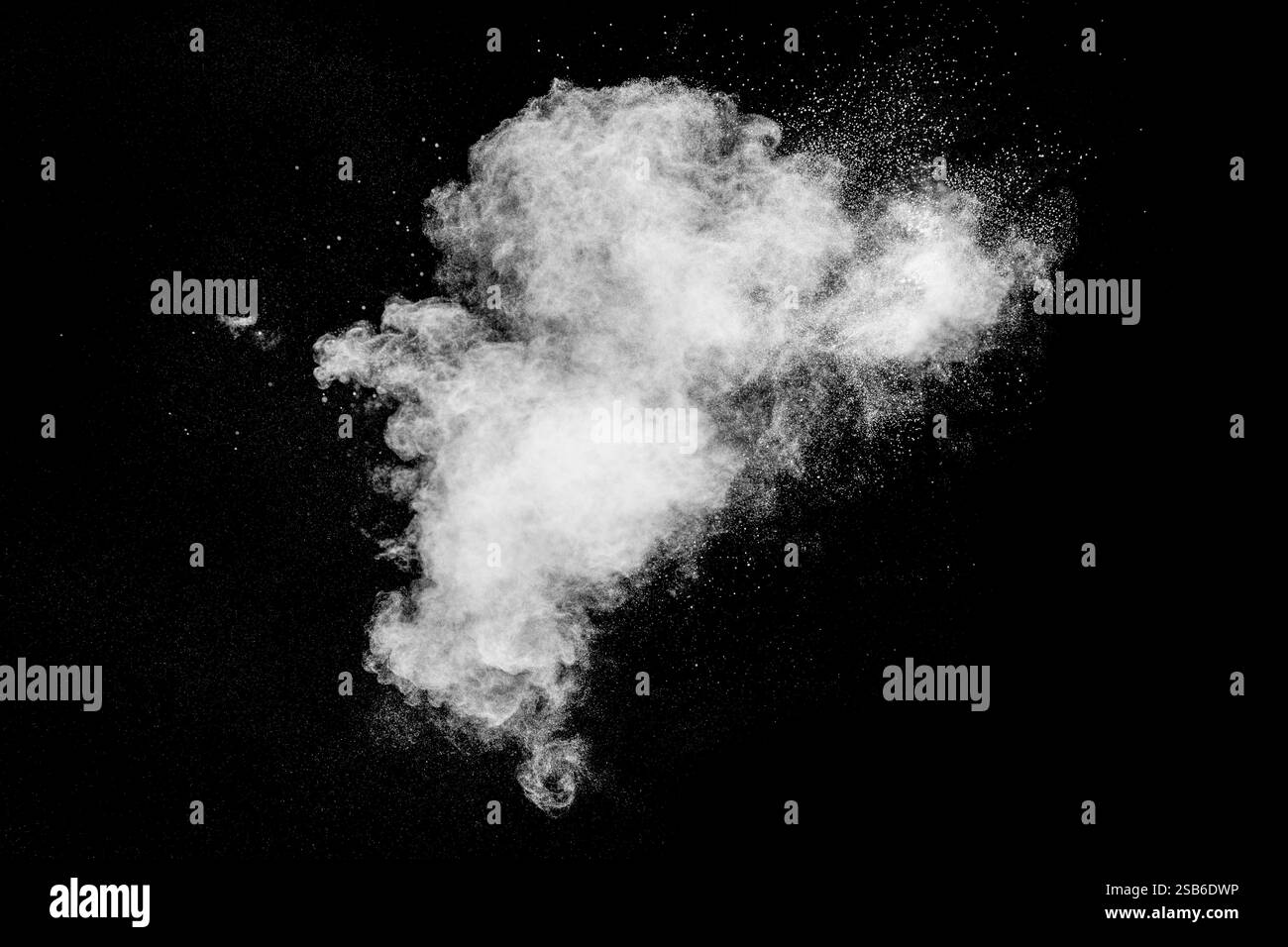 Black and white photo of a cloud of white powder.White Dust Cloud ...