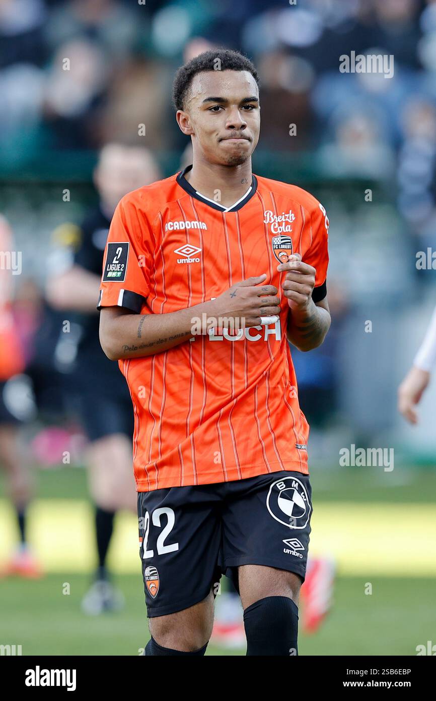 22 Eli Junior KROUPI (fcl) during the Ligue 2 BKT match between Red ...