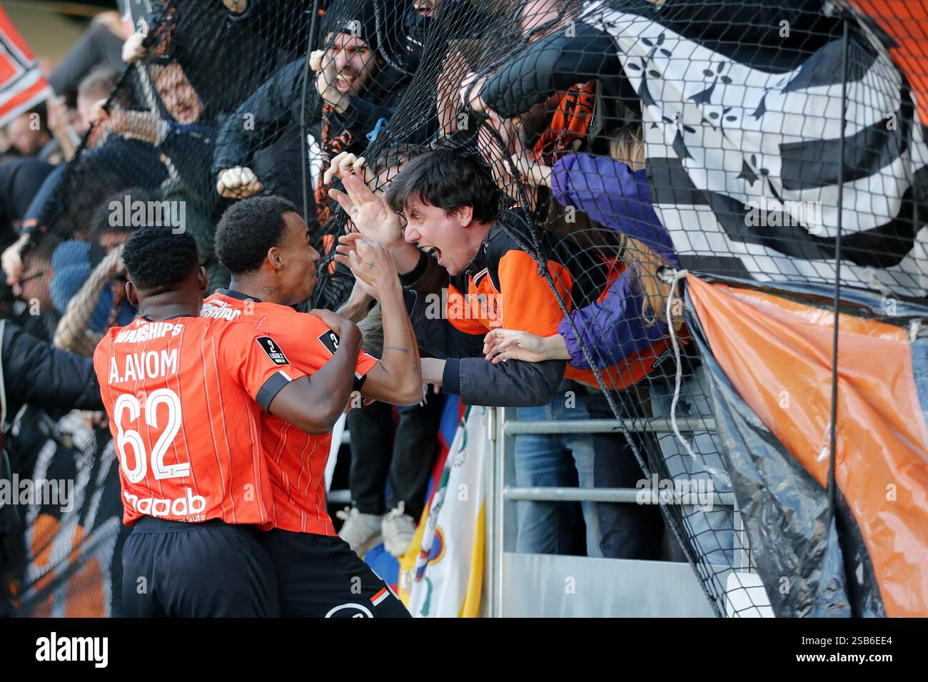 22 Eli Junior KROUPI (fcl) during the Ligue 2 BKT match between Red ...