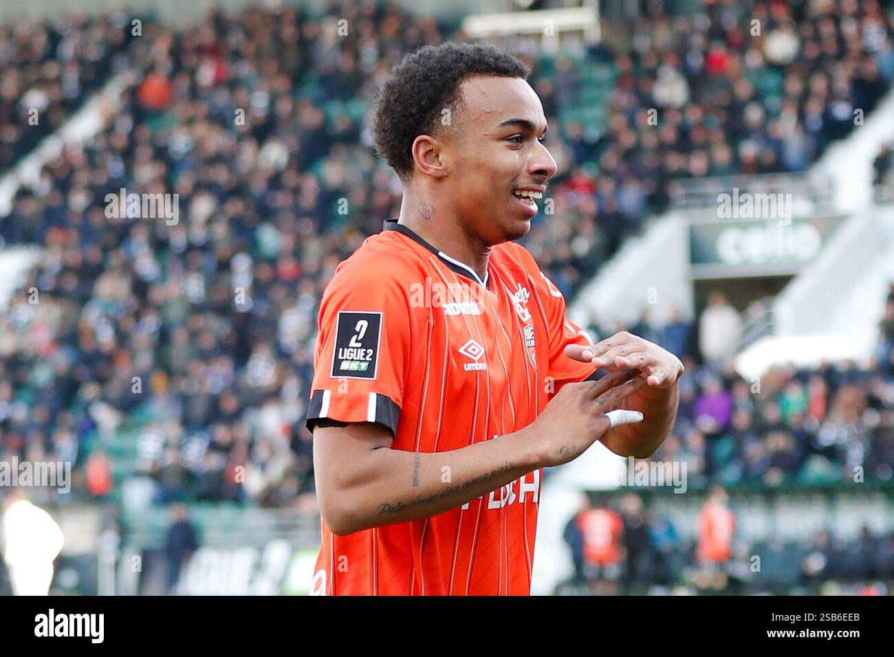 22 Eli Junior KROUPI (fcl) during the Ligue 2 BKT match between Red ...