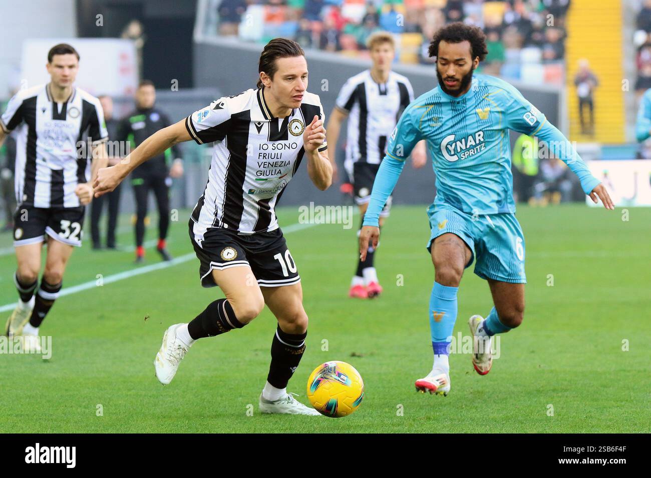 Udine, Italia. 01st Feb, 2025. Udinese's florian thauvin during the ...
