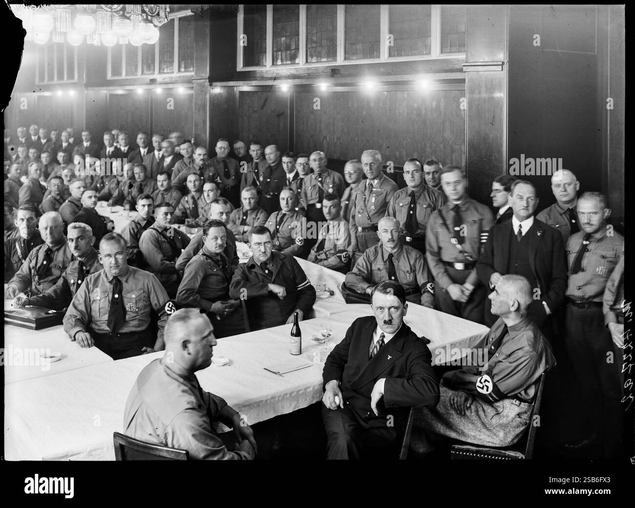 Adolf Hitler at Nazi Party rally Stock Photo - Alamy