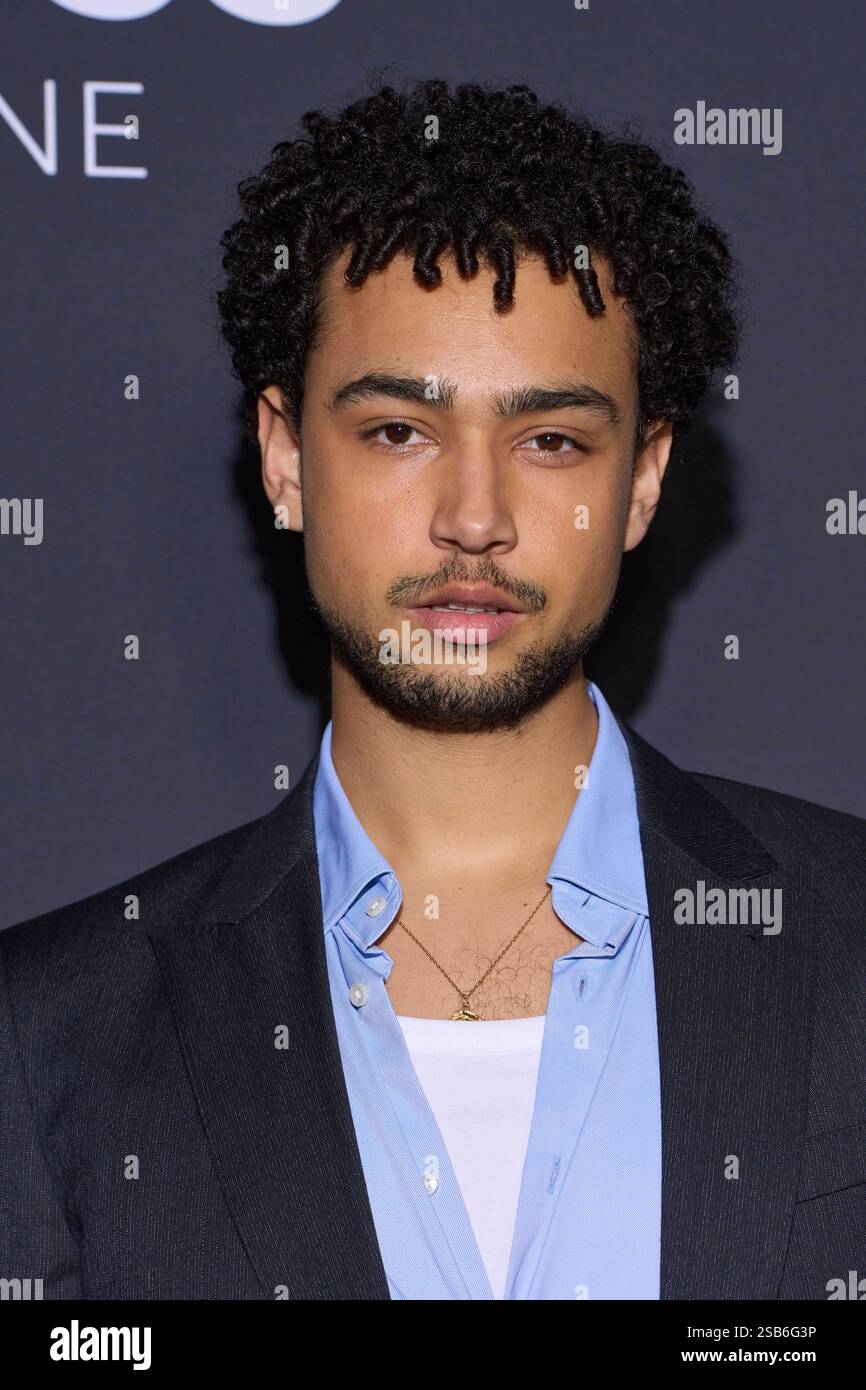 Archie Madekwe poses for photographers upon arrival at the BOSS One x ...
